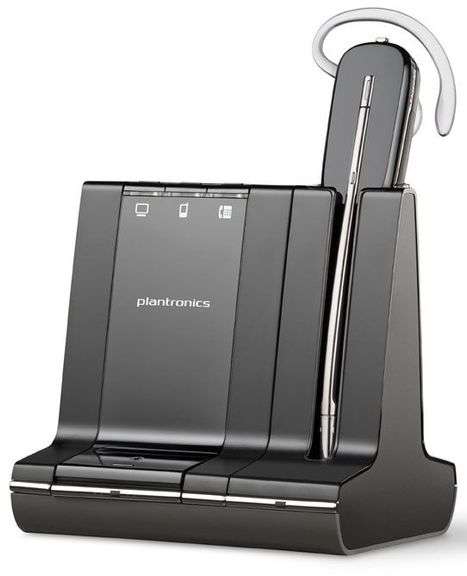 Plantronics Savi 710 Wireless Headset System for Unified Communication ...
