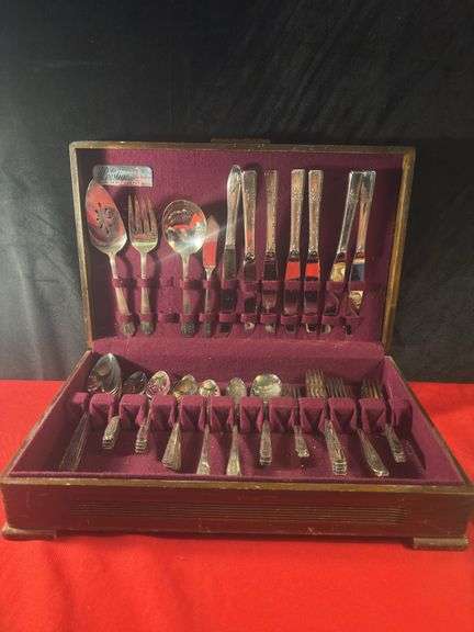 Vintage Prestige SilverPlate Flatware Pattern Grenoble Purchased Date 9 ...