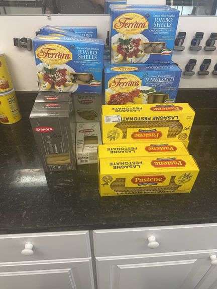 Variety Lot Of Noodles, Canbelloni, Jumbo Shells, Manicotti, Lasagne ...