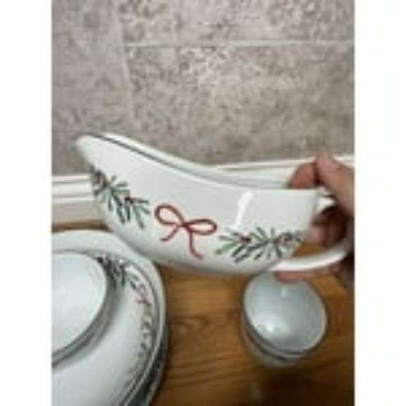 53 piece Holiday Porcelain Entertainment Set (2 boxes) - Sierra Auction ...