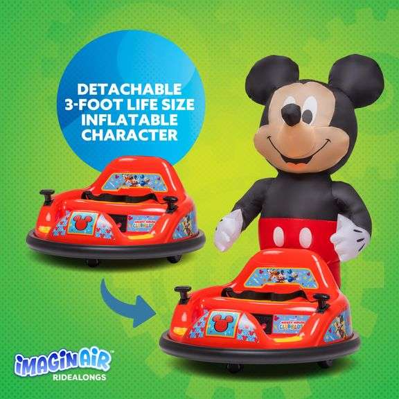 Mickey Mouse Clubhouse 6V Bumper Car - Sierra Auction Management Inc