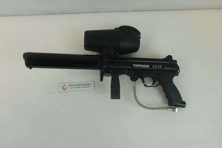 TIPPMANN A-5 PAINTBALL GUN WITH LOADER - Sierra Tactical Auctions, Inc.