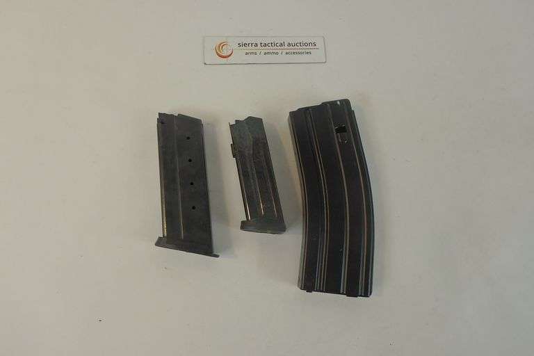 FACTORY MAGAZINE LOT : PALMETTO 5.56/BERETTA 9MM/RUGER 5.7x28 - Sierra ...