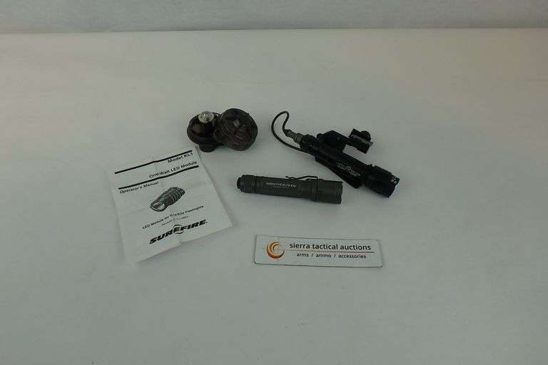 SUREFIRE SCOUT LIGHT PRO, EXECUTIVE ELITE E2e TACTICAL LIGHTS & SC3 ...