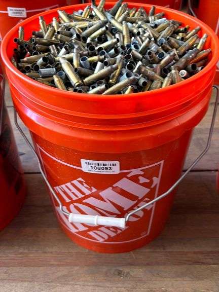 *LOCAL PICKUP ONLY* MULTI CALIBER BRASS/CASINGS IN 5 GALLON BUCKET ...
