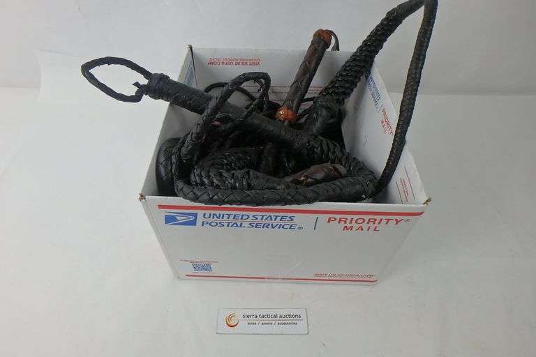 BOX OF 6 MED/EXTRA LARGE WHIPS (6 PCS) - Sierra Tactical Auctions, Inc.