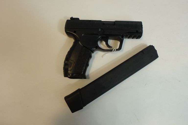 40 CAL EXTENDED MAG & DAISY POWERLINE 426 AIRSOFT GUN-Condition USED ...