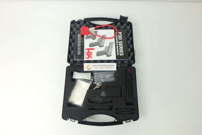 HK FACTORY P30-V3 9MM PISTOL BOX & ACCESSORIES - Sierra Tactical ...