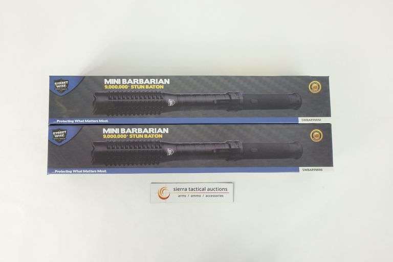 STREET WISE MINI BARBARIAN STUN BATON *NEW IN PKG* (2 PCS) - Sierra ...