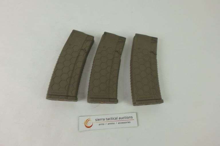 HEXMAG HX-AR SERIES 2- 5.56 X 45mm MAGAZINES COMPLETE WITH AMMO (3 ...