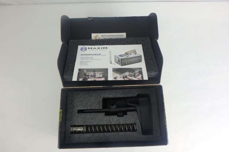 MAXIMUM DEFENSE CQB PISTOL; PDW BRACE FOR AR-15 (APPEARS NEW IN BOX ...