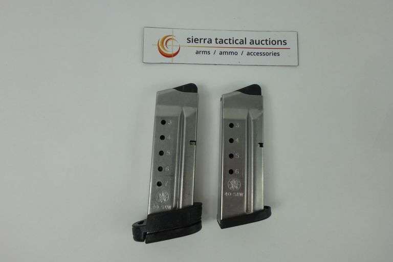 S&W .40 MAGAZINE LOT (2 PCS) - Sierra Tactical Auctions, Inc.