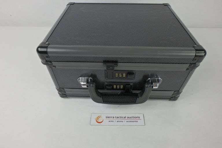 DOUBLE SIDED COMBINATION LOCK (PISTOL) CASE - Sierra Tactical Auctions ...