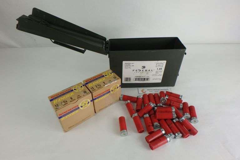 METAL AMMO W/ 12 SHOTGUN SHELLS - Sierra Tactical Auctions, Inc.