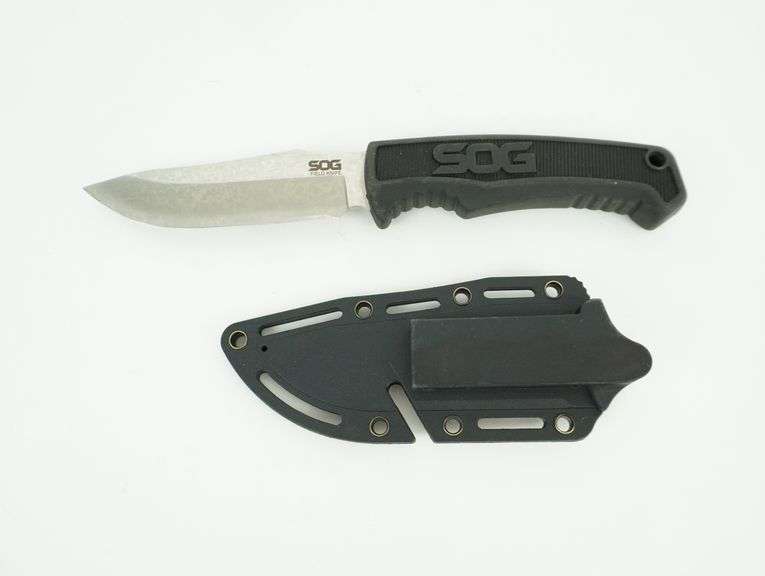 SOG FIELD KNIFE WITH SHEATH - Sierra Tactical Auctions, Inc.