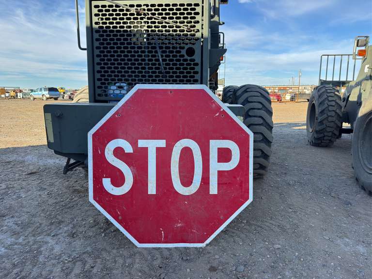 Large Stop Sign - Smith Sales Auctioneers LLC