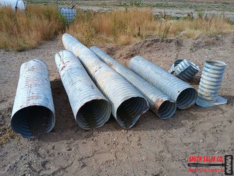 Galvanized Metal Pipe Lot - Smith Sales Co. Auctioneers