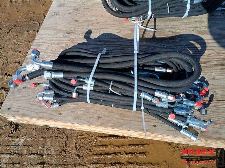 Mini Excavator Hydraulic Hoses Pack - Smith Sales Co. Auctioneers