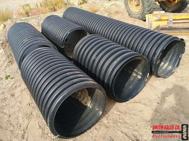 Hancor 24 inch Corrugated Plastic Pipe Lot - Smith Sales Co. Auctioneers