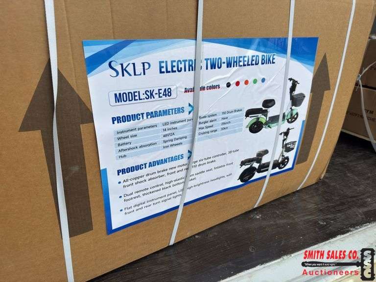 SKLP 2025 Electric Bicycle - Smith Sales Co. Auctioneers