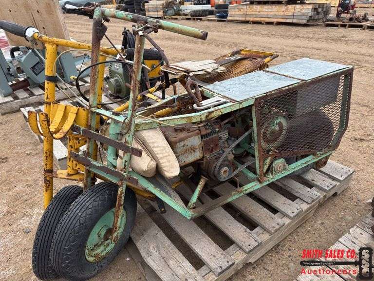 Two Vintage Pack Mule Scooters - Smith Sales Co. Auctioneers