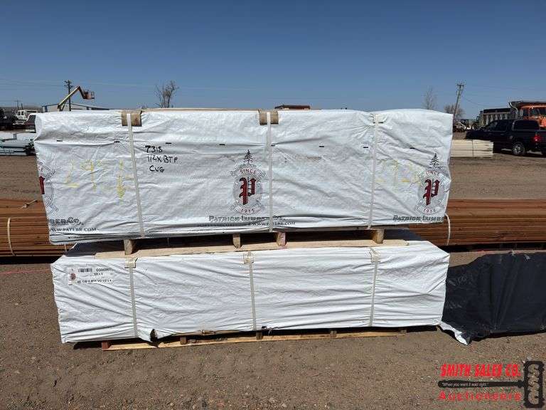 1/2 x 6 Cedar Beveled Siding Pallet - Smith Sales Co. Auctioneers