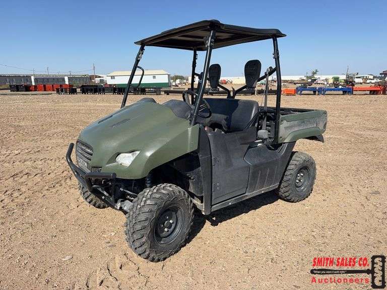 Honda Big Red Side by Side - Smith Sales Co. Auctioneers