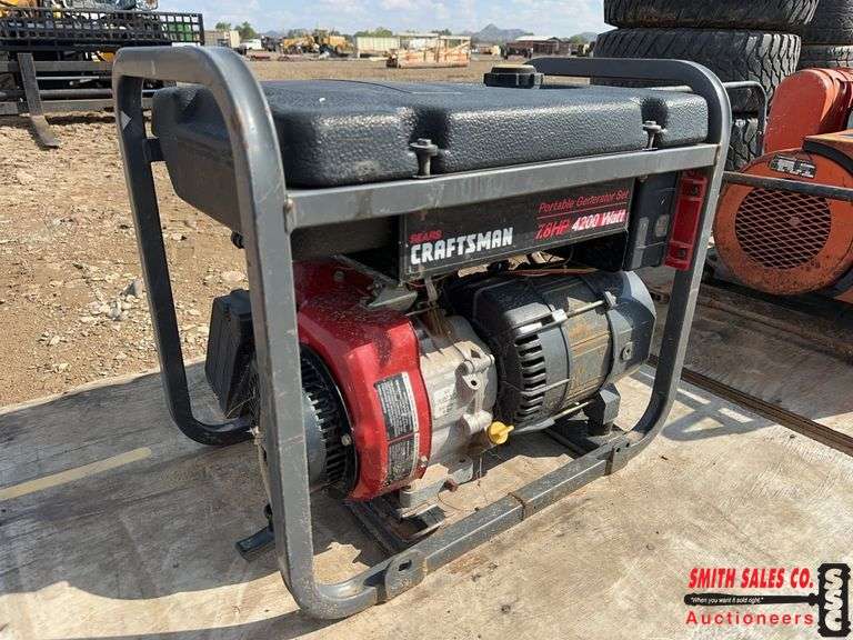 Sears Craftsman Generator - Smith Sales Co. Auctioneers