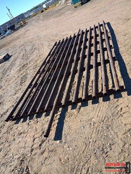 Home made cattle guard. made from all 3in' Drill Stem pipe. Approx 16ft ...