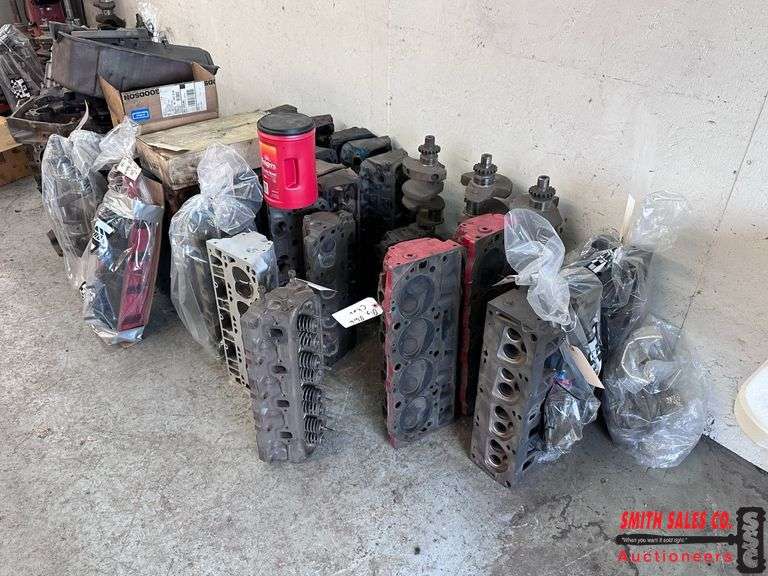 Large Lot of Cylinder Heads - Smith Sales Auctioneers LLC