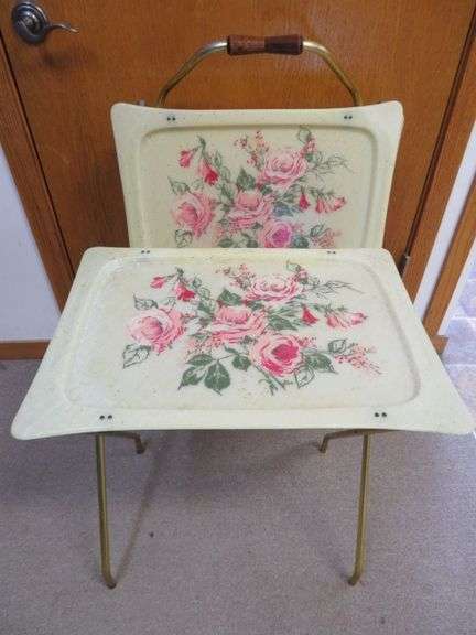 MCM TV Trays/Stand - Saginaw Online Auction LLC