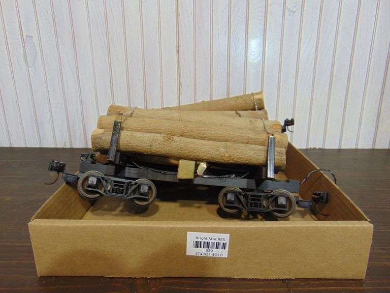 Lot Of G Scale Logging Cars - Bright Star Real Estate Services