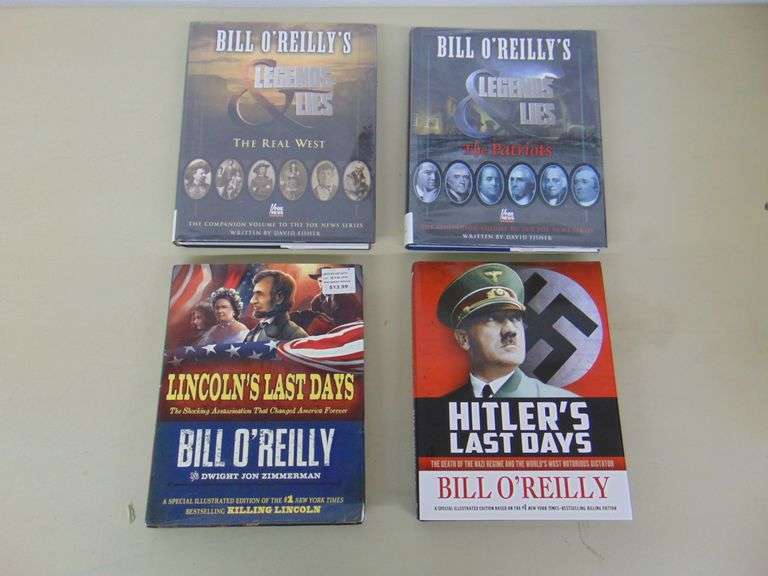 Lot Of Bill O'Reilly Books - Bright Star Real Estate Services