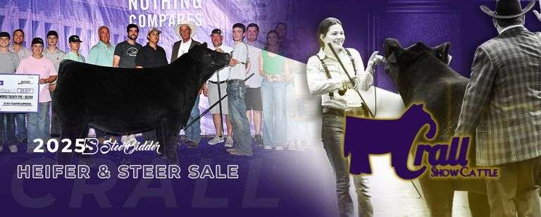 CRALL SHOW CATTLE 10/13/25 - SteerBidder