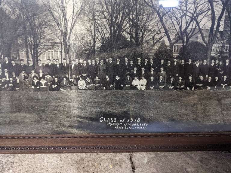 Purdue University Class of 1918 Panoramic Photo - South Auction