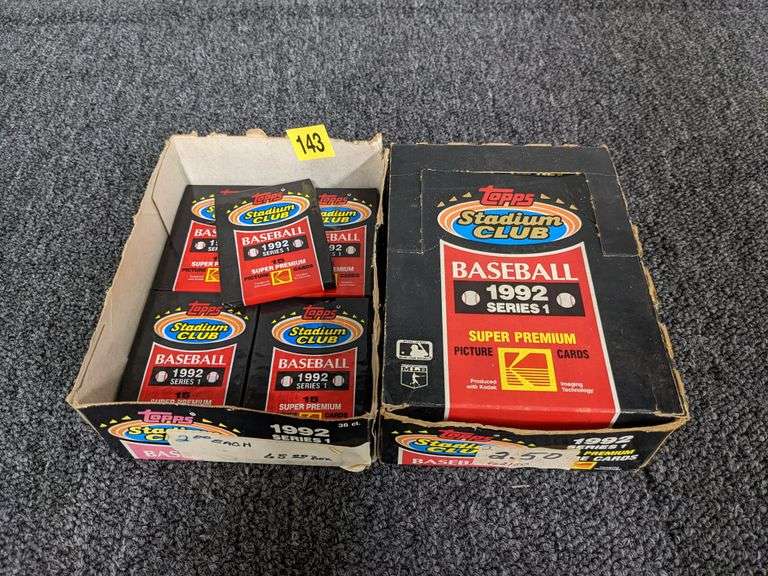 49 Packs 1992 Stadium Club Baseball Series 1 - South Auction