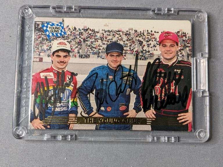 1993 Action Packed Gordon, Labonte, Wallace Autograph - South Auction