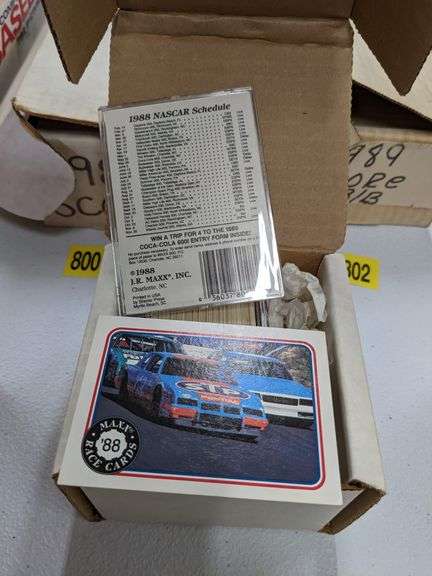 1988 Maxx Racing Cards Complete set (Myrtle Beach Schedule) - South Auction