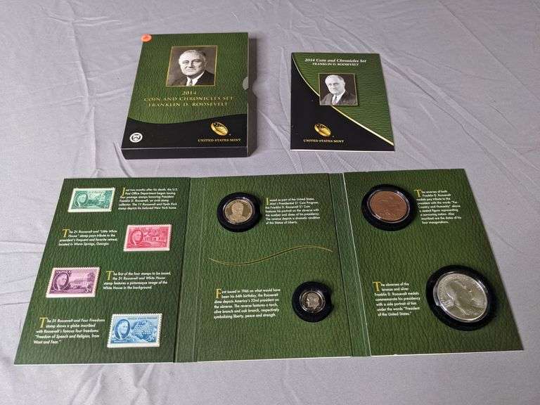 2014 Franklin D. Roosevelt Coin and Chronicles Set - South Auction