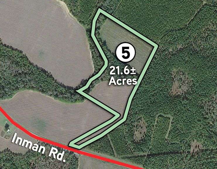 21.6 acres - South Auction
