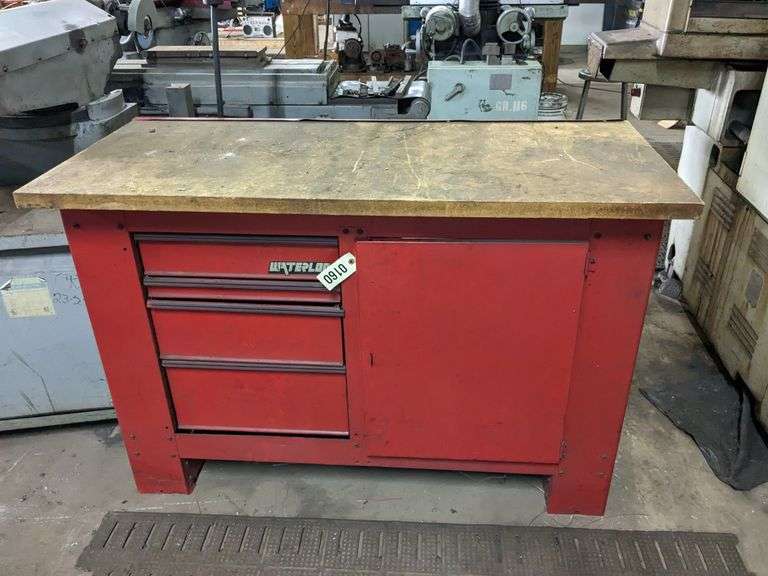 Waterloo work bench / tool cabinet. 54x24x37 - South Auction