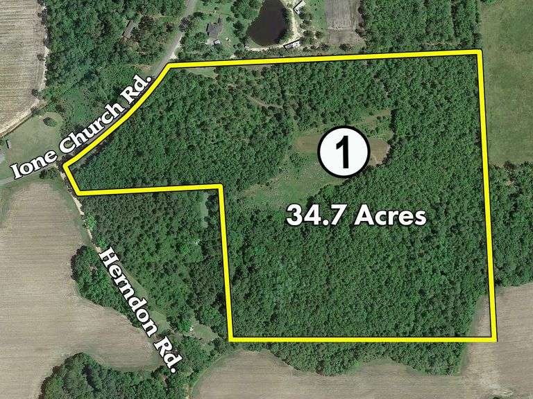 LOT 1 Hunters Corner, 34.7 acres, Brooks County, GA - South Auction