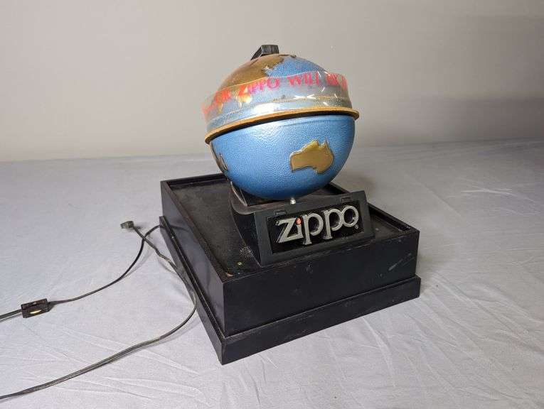 Vintage Zippo Lighters Advertising Display - South Auction