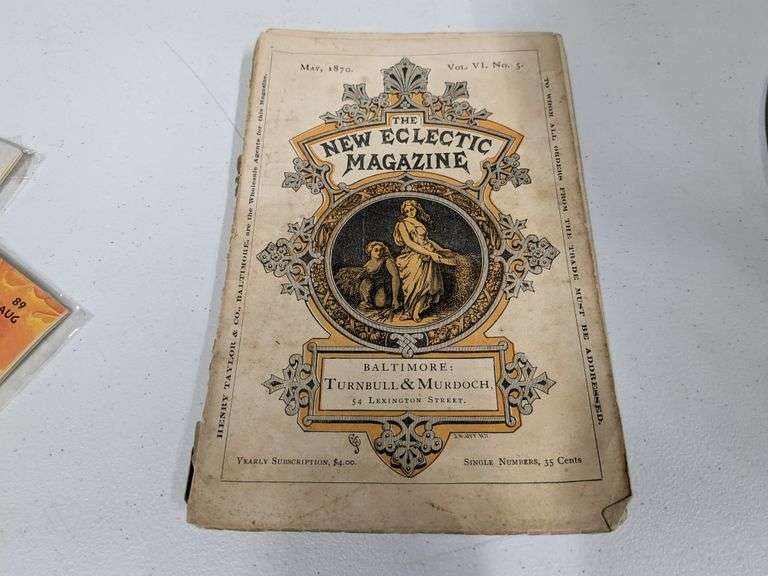 May 1870 "New Eclectic Magazine ". Vol 1 No 5 - South Auction