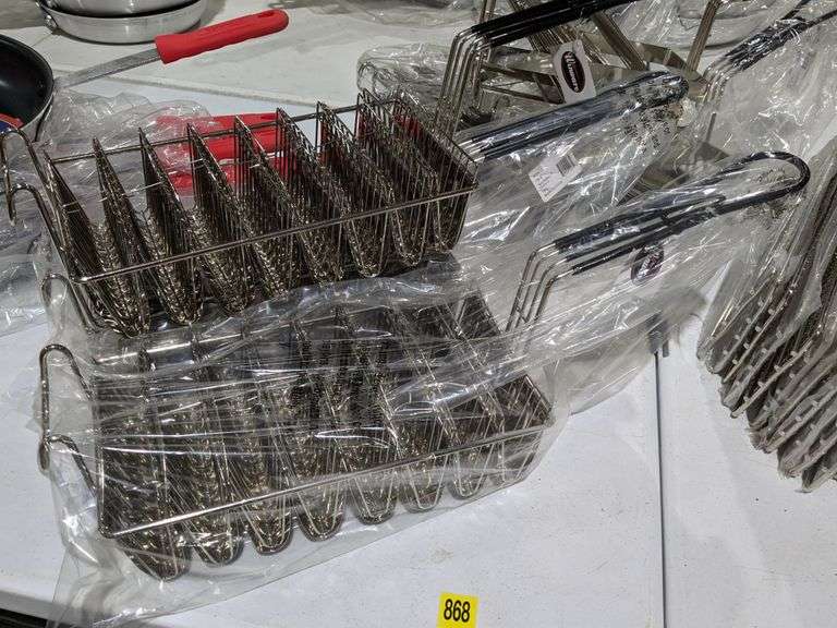 Lot of 3 x new Winco taco shell and 3 x tostado shell baskets - South ...