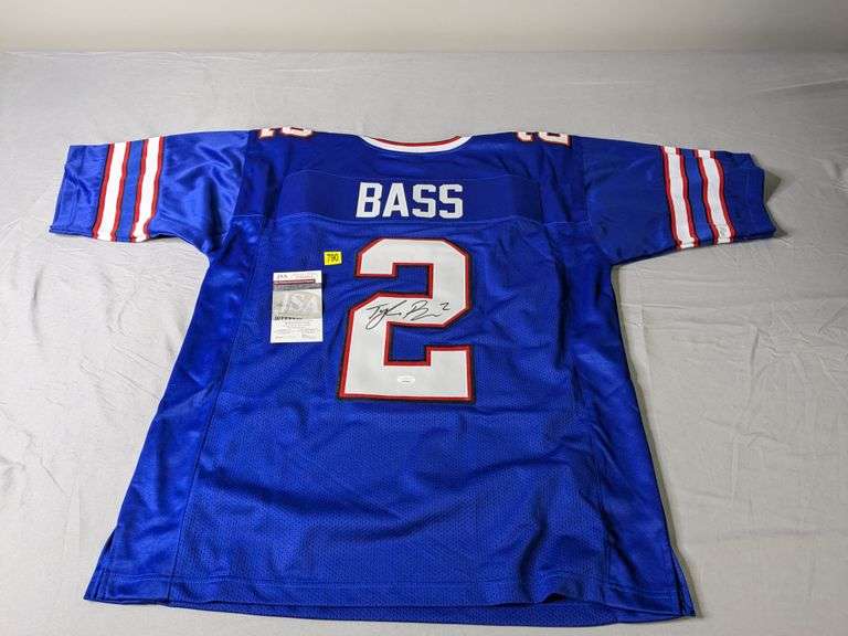 Tyler Bass Autographed Jersey. JSA Authentic - South Auction