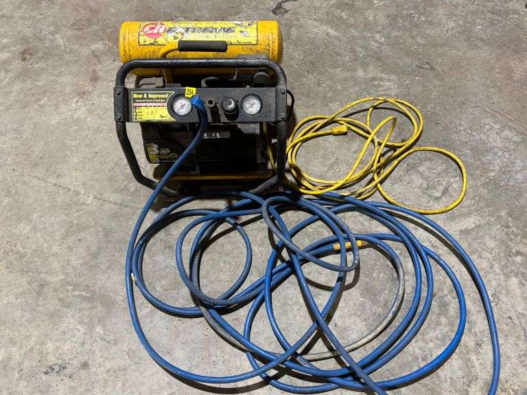 Campbell Hausfeld 3 HP Portable Air Compressor with Hoses - South Auction