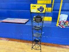 LODGE COOKWARE AND STORAGE RACK - South Auction