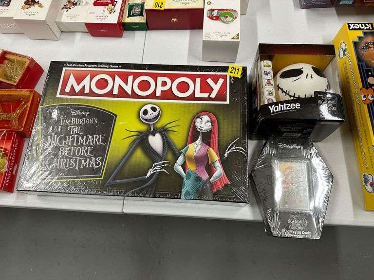 Lot of Disney’s The Nightmare Before Christmas Themed Games and Cards ...