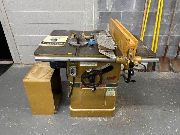 Powermatic Model 66 Table Saw with Leeson Motor and Accessories - South ...